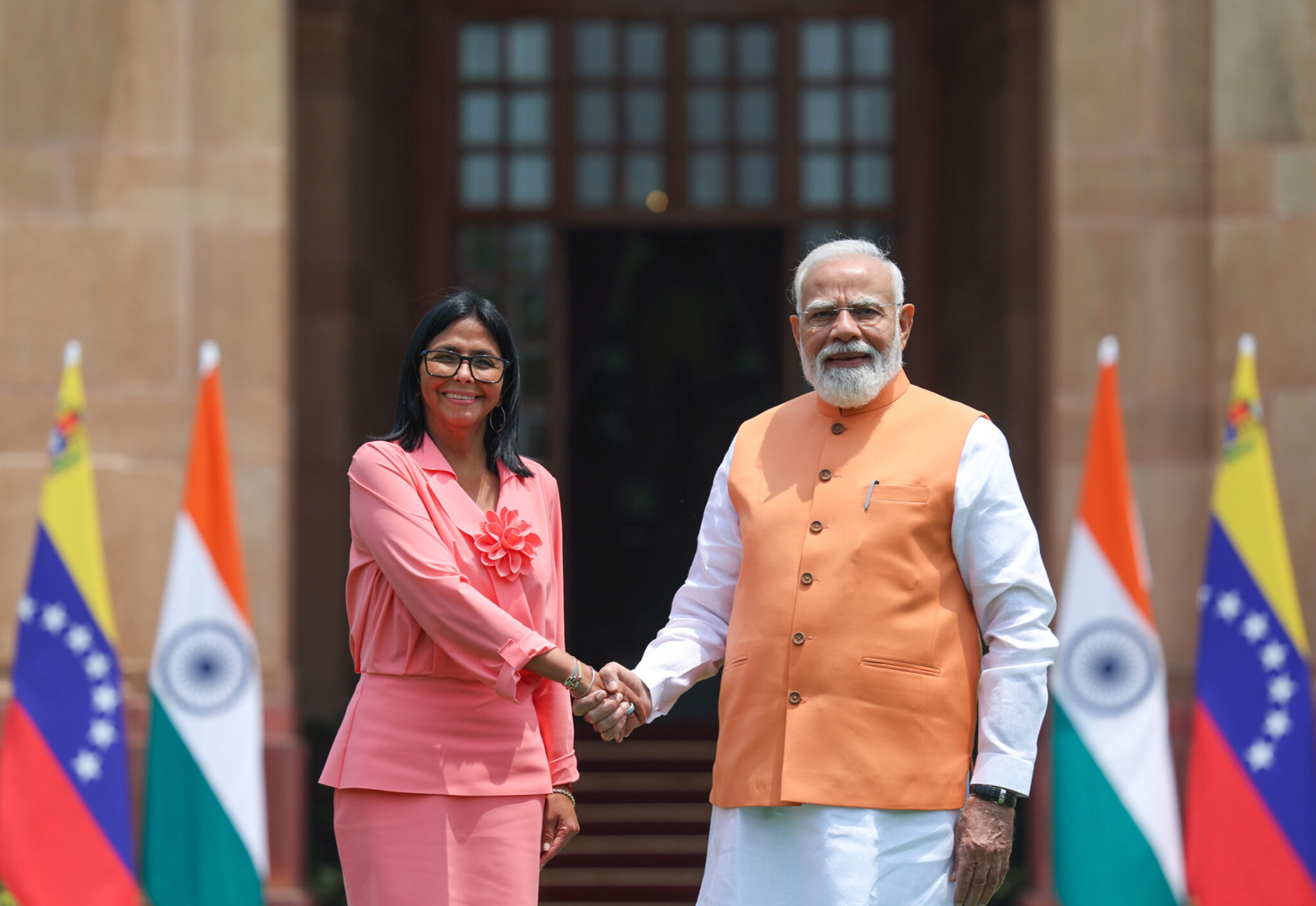 PM Modi Meets Venezuela Acting President Delcy Rodríguez, Expands ...